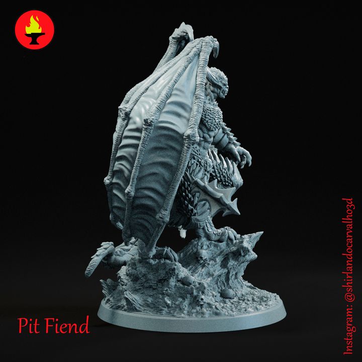 3D Printable Pit Fiend by Evil Forge Studio